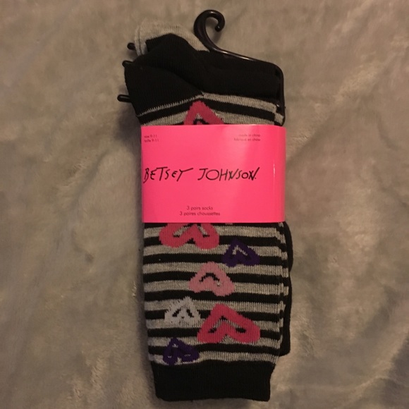 Betsey Johnson | Accessories | Betsy Johnson Socks | Poshmark